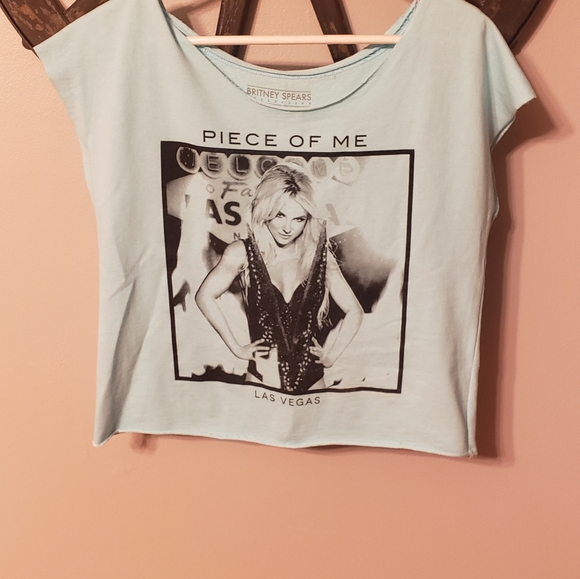 brittney spears collection | Tops | Brittney Spears Crop Top Tshirt ...